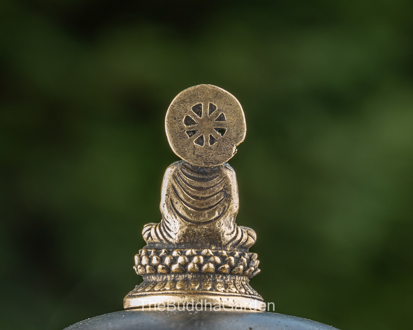 Dhamma Chakra Buddha Statue in Brass Indian Style Mini Size | Etsy