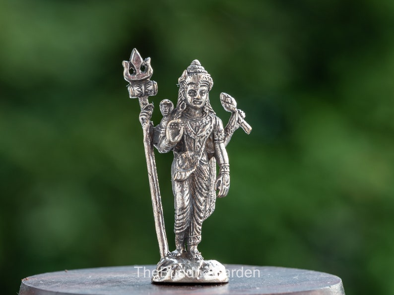 Standing Shiva Parvati Statue Shiva Shakti Sun and Moon Man | Etsy