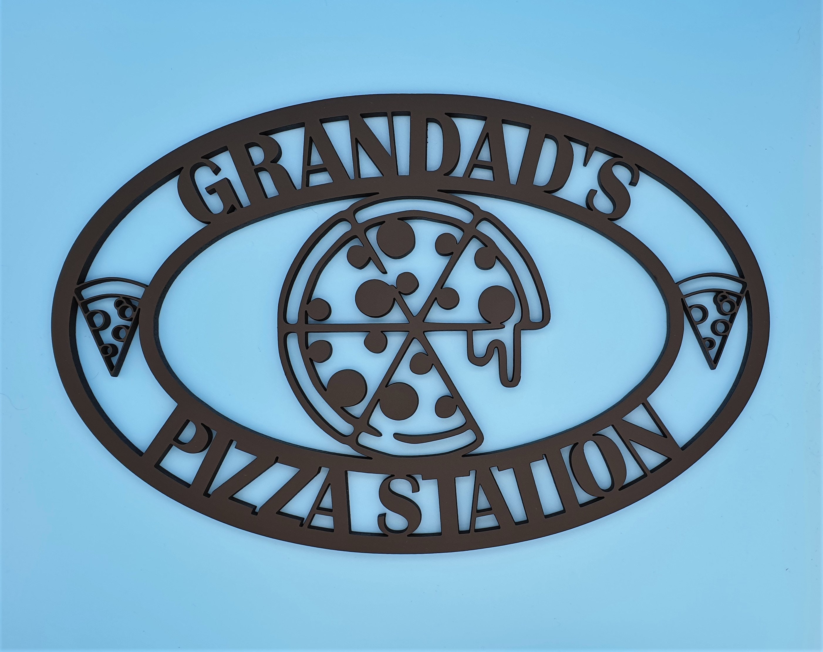 Customisable Pizza Sign Personalised Pizza Station Sign | Etsy