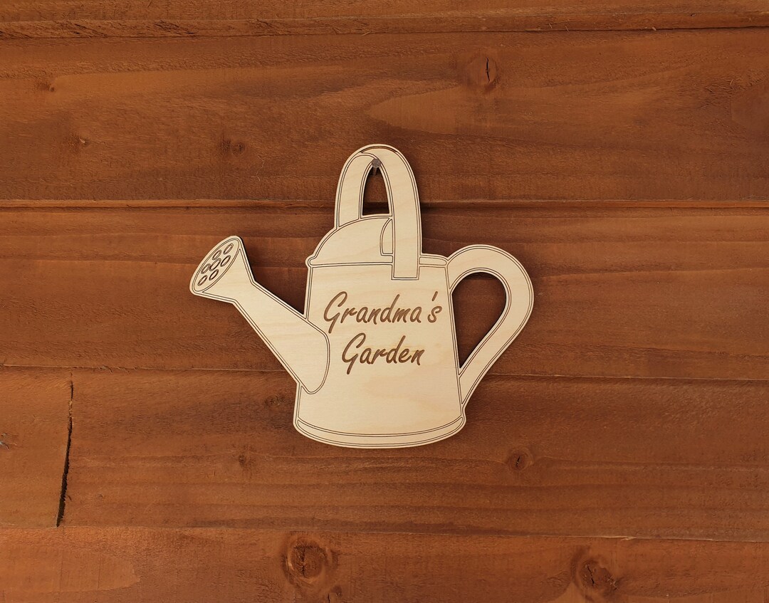 Customisable Watering Can Sign Personalised Gardening Sign Any Text - Etsy