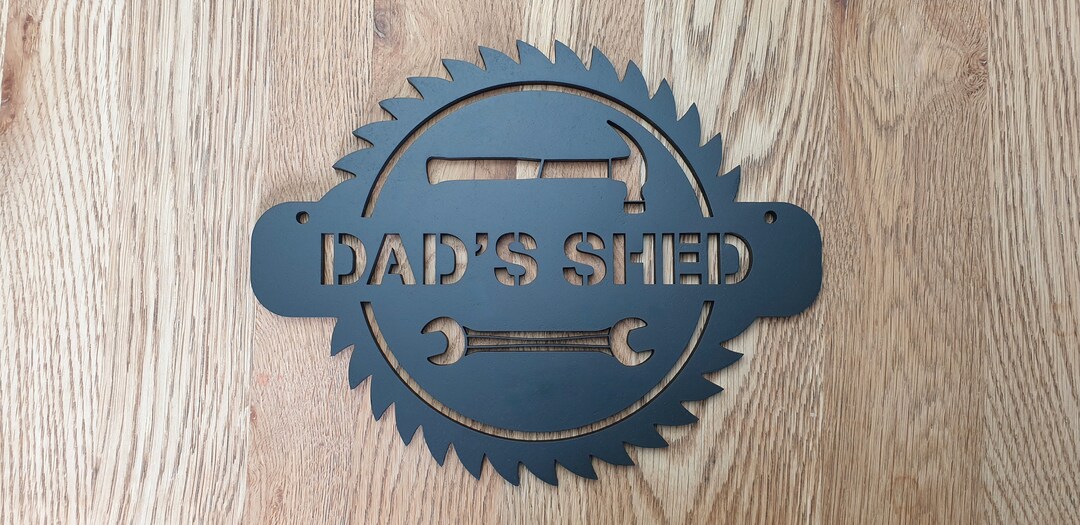Personalised Wooden MDF Workshop Sign, Custom Shed Sign, Tool Shed Sign ...