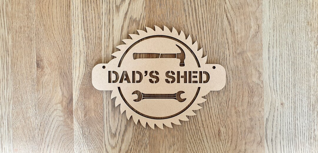 Personalised Wooden MDF Workshop Sign, Custom Shed Sign, Tool Shed Sign ...