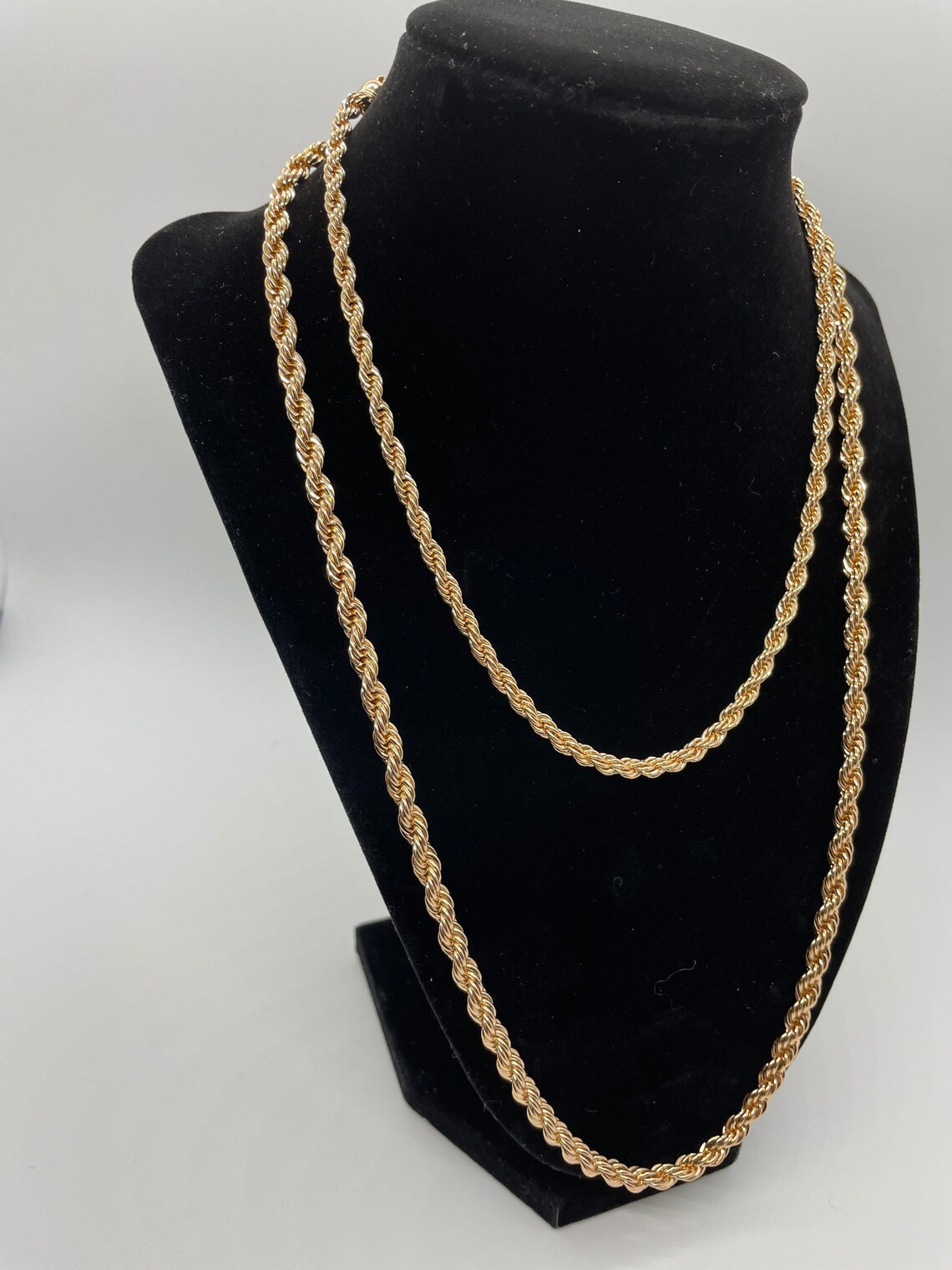 Braided Rope Chain Necklace Gold French Rope Layering - Etsy UK