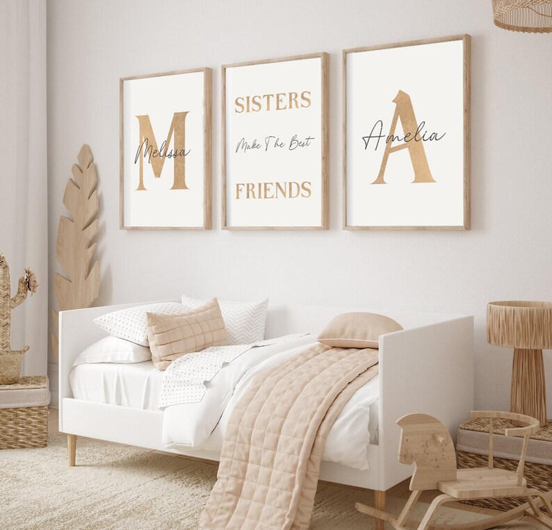 Sisters Make the Best Friends Printable Art , Sister Quote , Rainbow ...