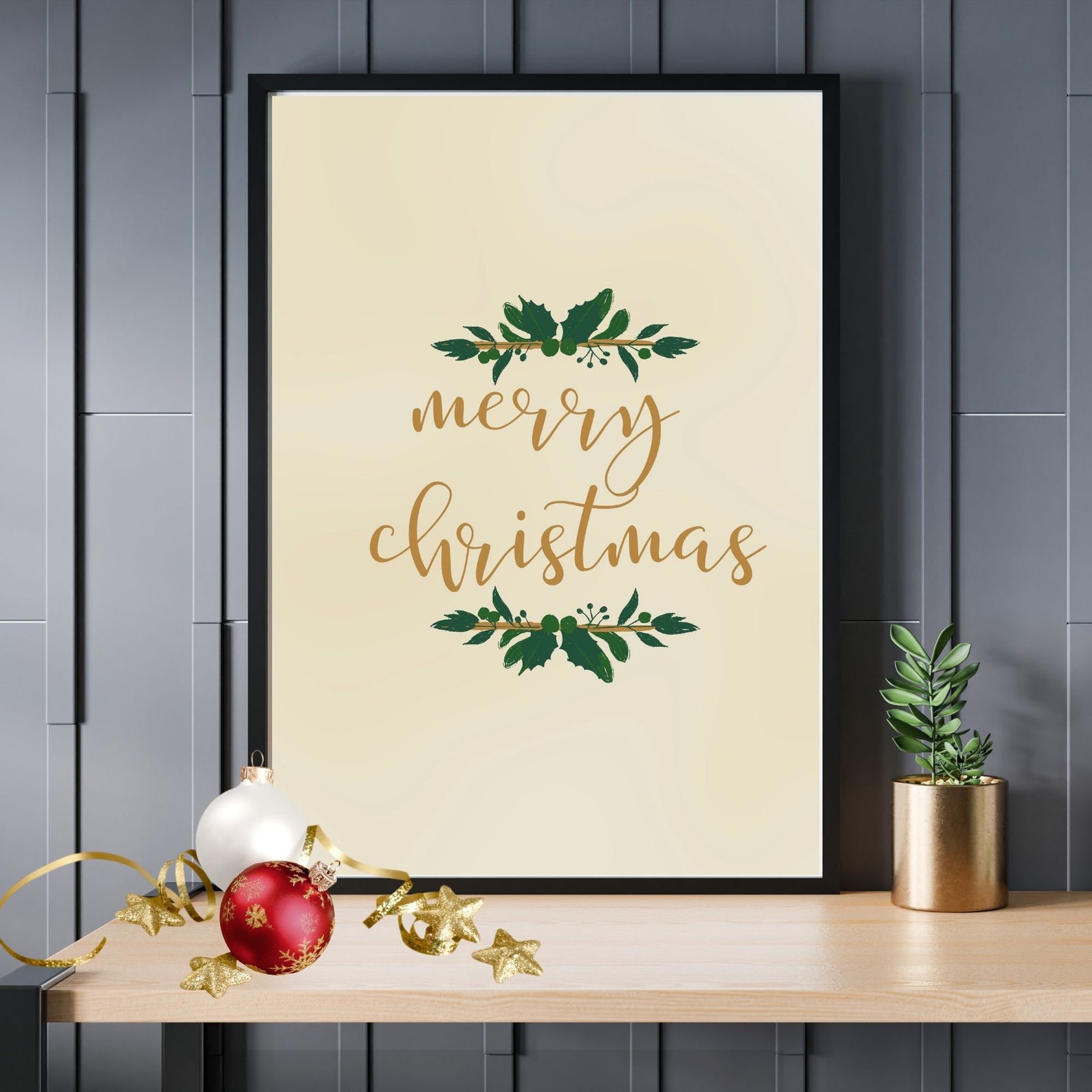Christmas Printable Gallery Set of 3, Posters for Holiday Decor, Set of ...