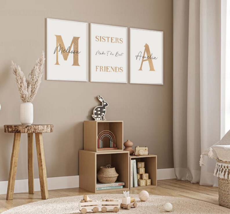 Sisters Make the Best Friends Printable Art , Sister Quote , Rainbow ...