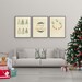 Christmas Printable Gallery Set of 3, Posters for Holiday Decor, Set of ...