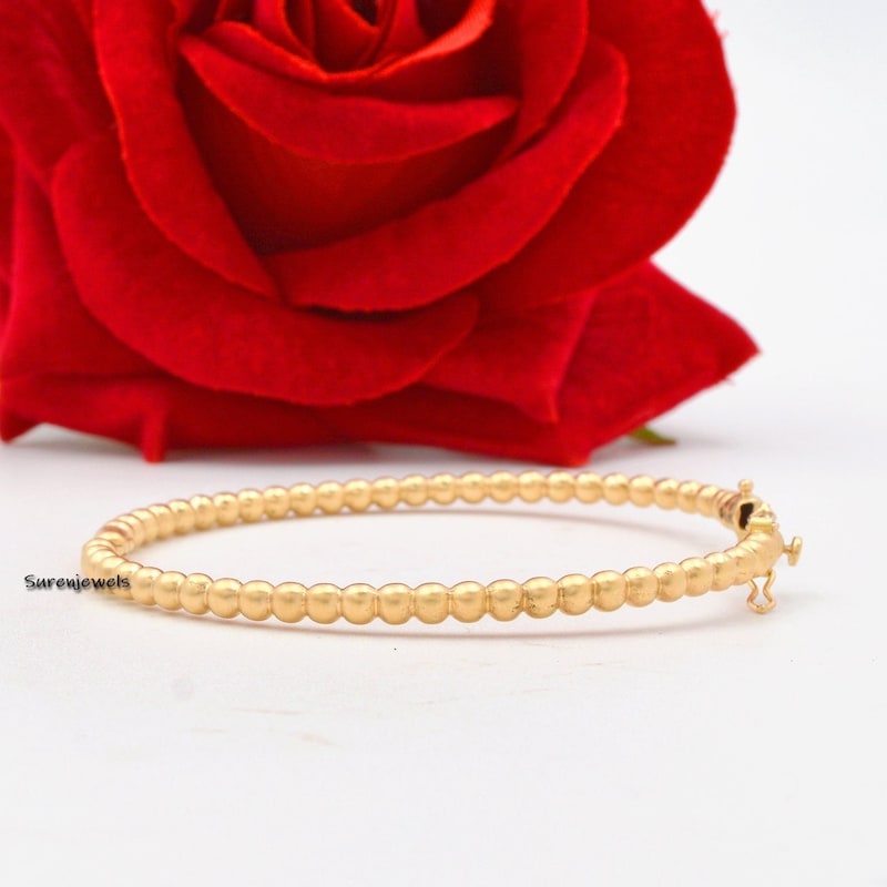 Beaded Bangle - Etsy