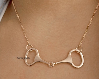 Horse Bit Necklace - Etsy