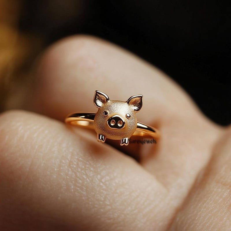 Pig Ring - Etsy