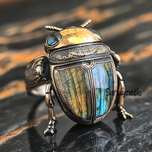 Scarab Ring - Etsy