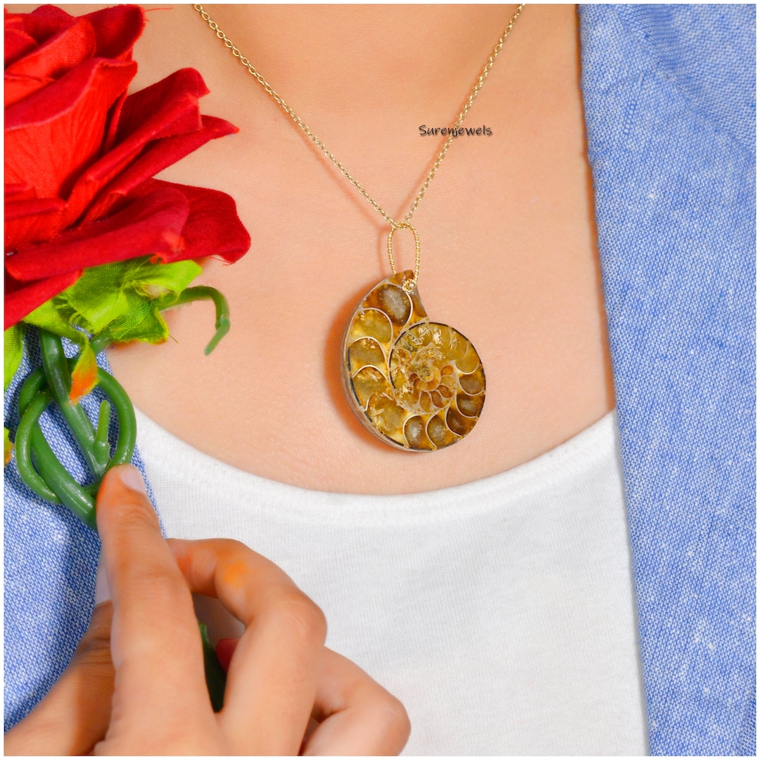 Gemstone Snail Pendant, New Gem Snail Pendant, Carved Snail Pendant ...