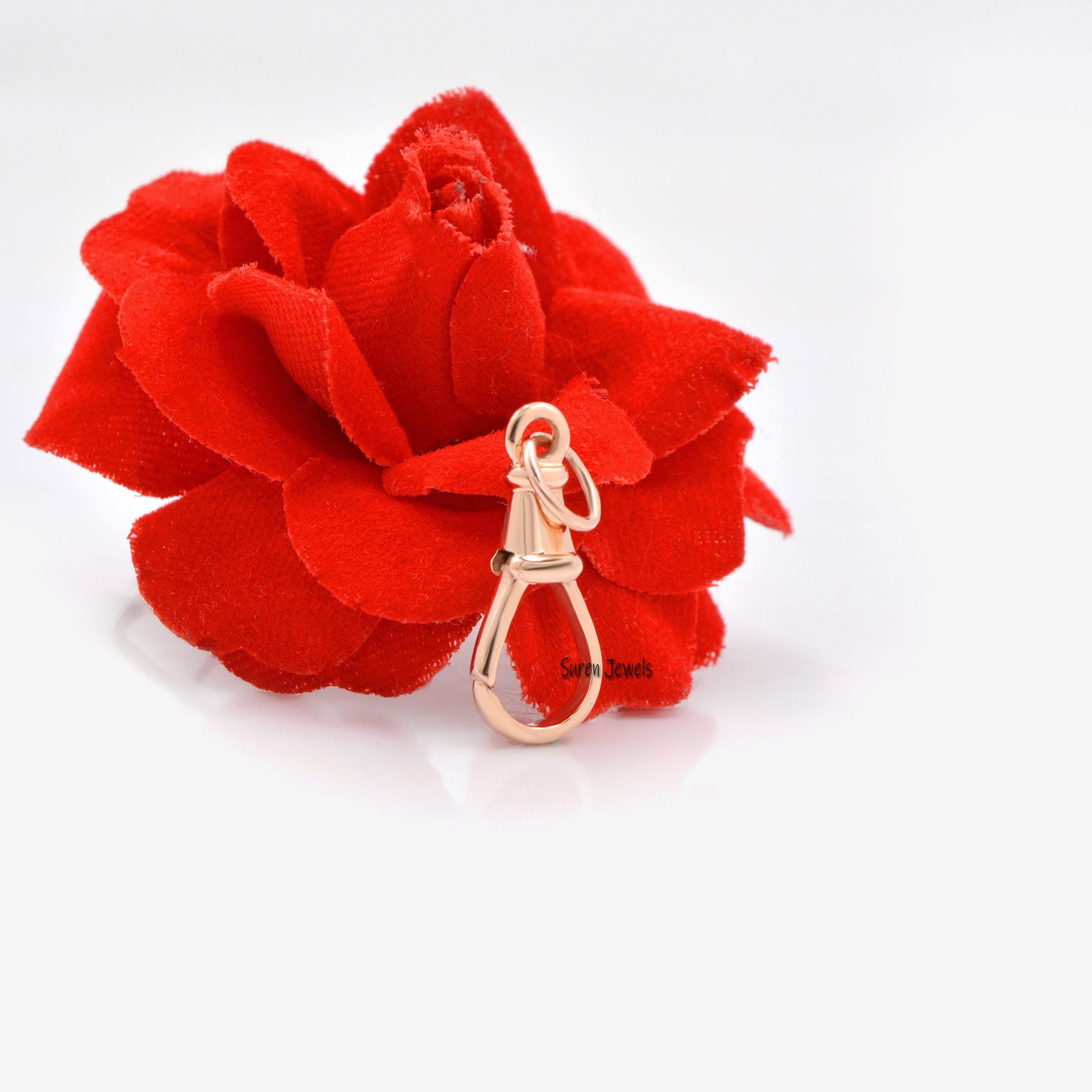 14k Solid Gold Swivel Push Lock 14k Gold Swivel Jewelry Gold - Etsy