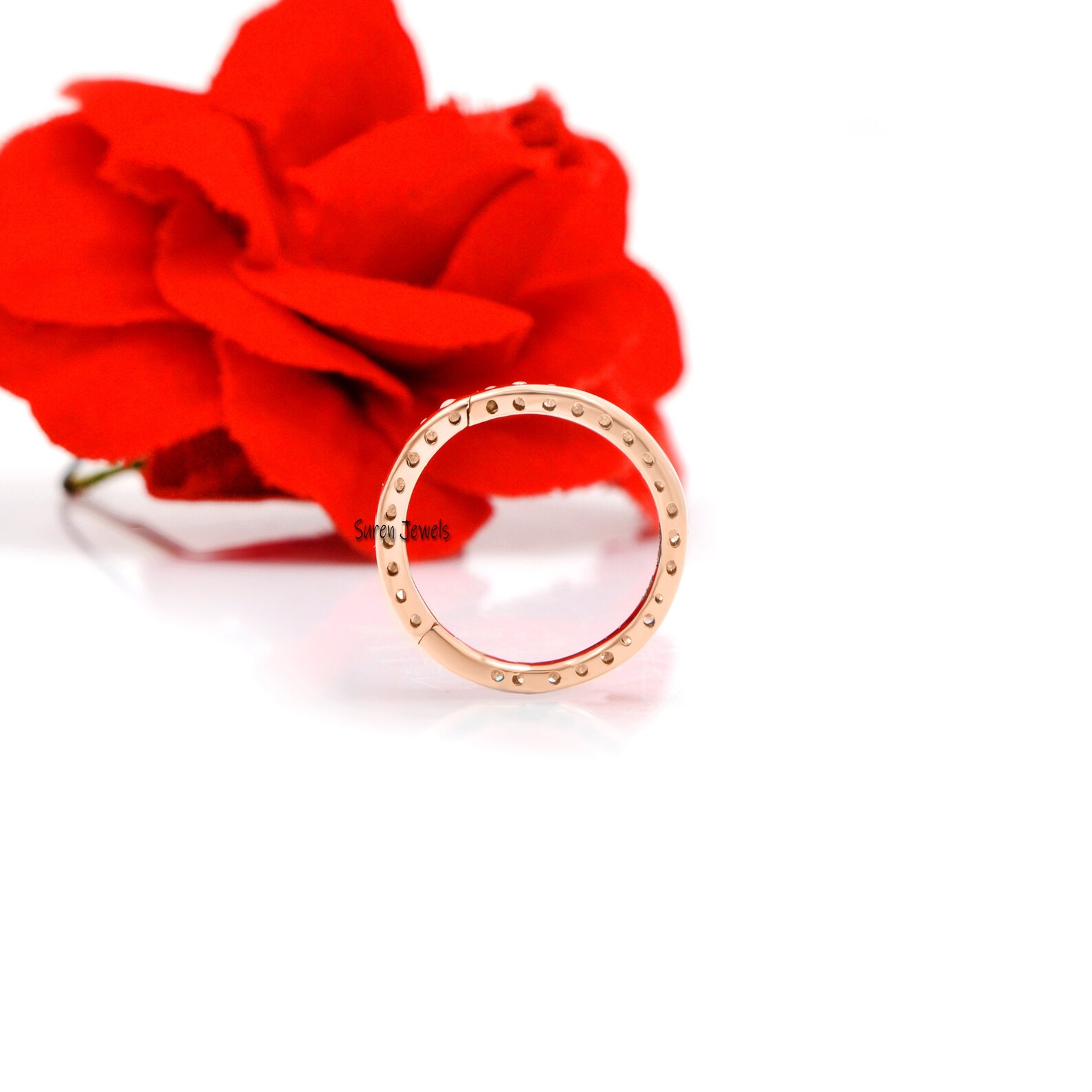 14k Yellow Gold Diamond Charm Lock: Connector Link Holder - Etsy