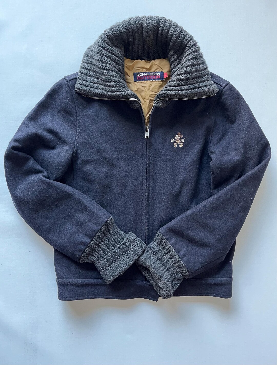 Vintage Donaldson Disney Mickey Mouse Wool Jacket Peacoat - Etsy