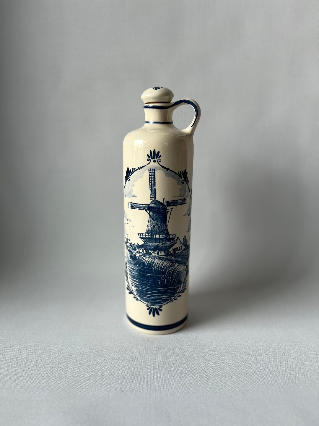 Vintage Delfts Blauw Kruik Delft Blue Jug Jar Bols Bottle - Etsy