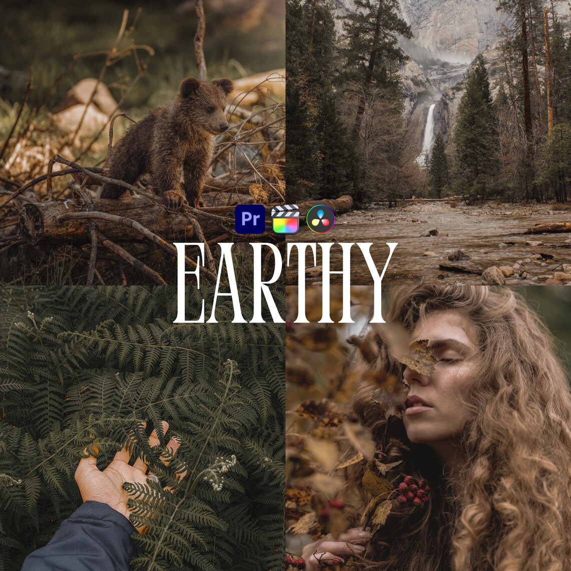 Earthy Luts for Adobe Premiere Pro, 10 Video Luts, Soft Moody Neutral ...