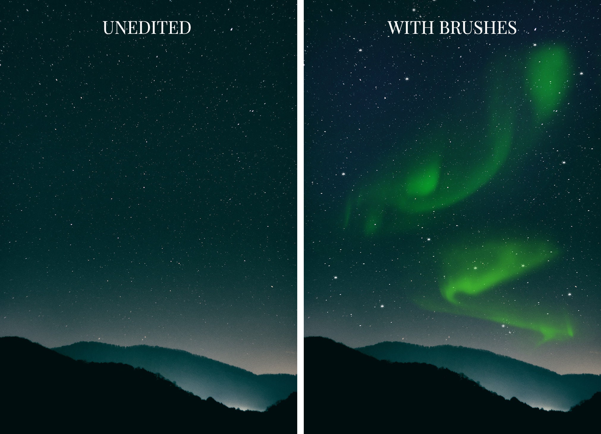Night Sky Brushes Starter Pack for Photoshop | Photoshop Brushes | Moon ...