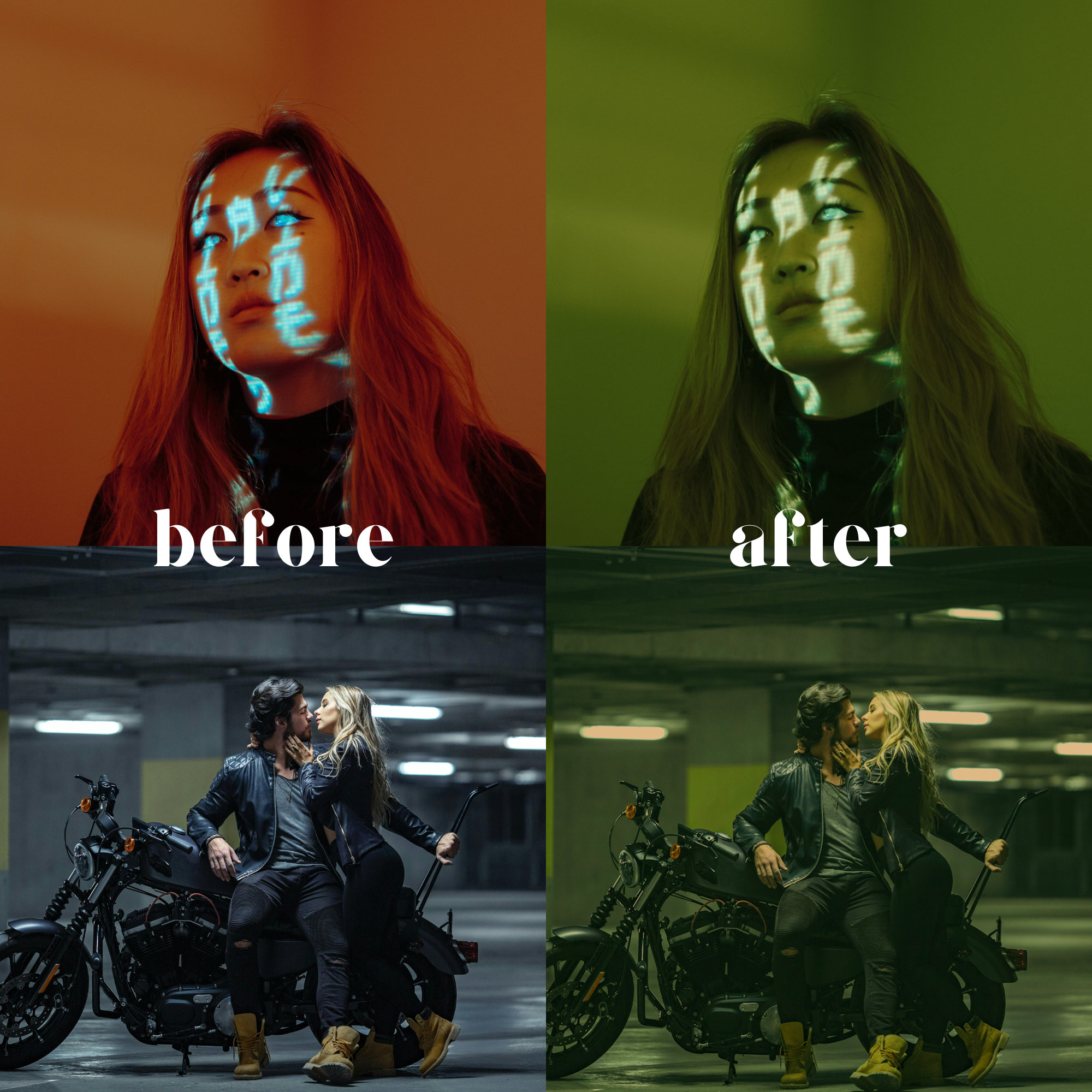 Neon Night Luts for Adobe Premiere Pro, 10 Video Luts, Cyberpunk ...