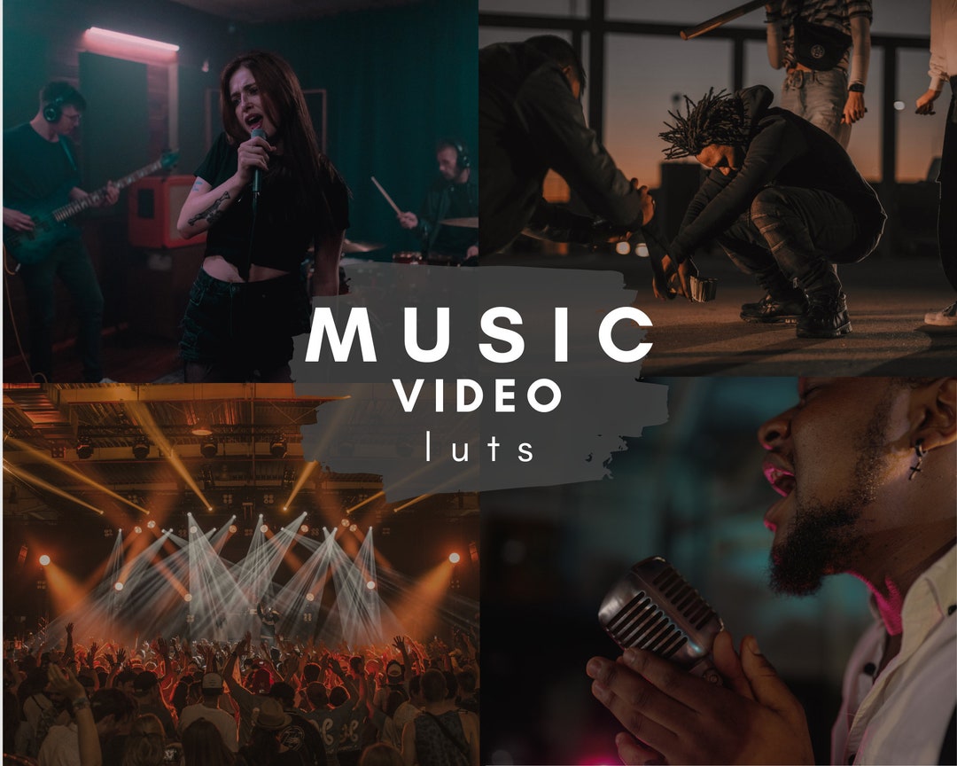 MUSIC VIDEO LUTS for Adobe Premiere Pro, 24 Video Luts, Final Cut Pro ...