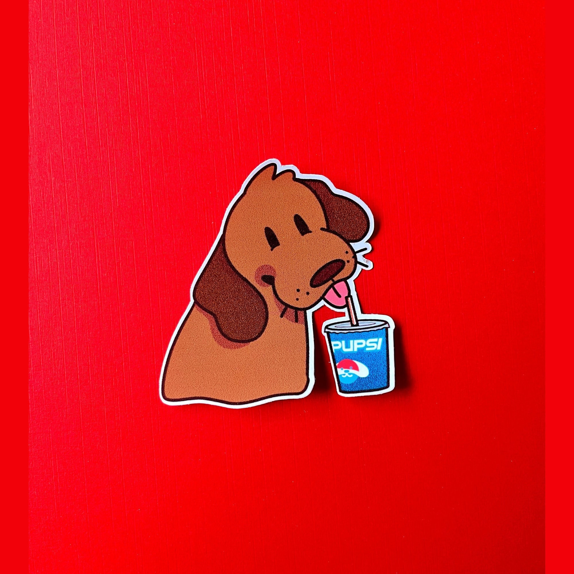 Pupsi Dog Pepsi Vinyl Sticker 2 - Etsy