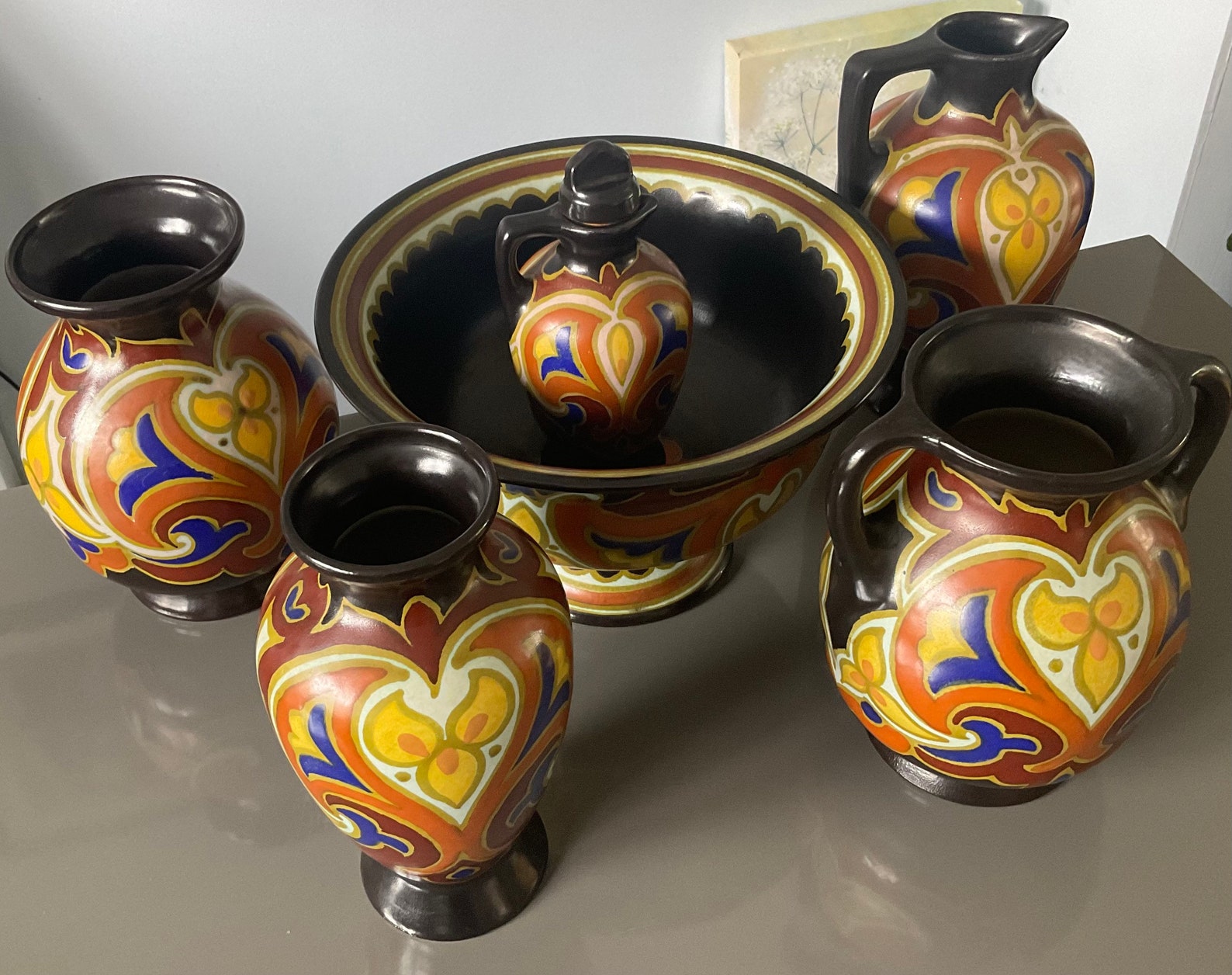 Art Deco Gouda Jug by the Gelria Arnhem Company, 1930 - Etsy