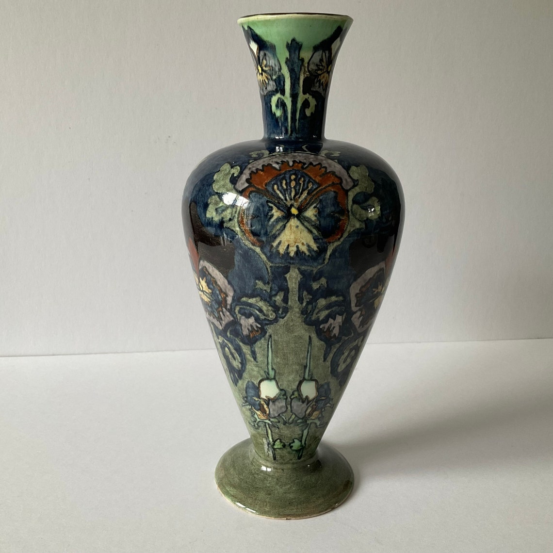 Holland Utrecht Mijnlieff Art Nouveau Vase Circa 1900 Gouda - Etsy