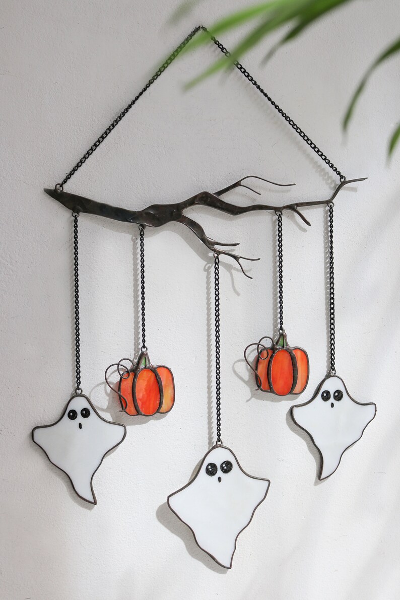 Dreamcatcher Ghost and Spider Funny Halloween Decor Casper the | Etsy