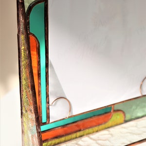Photo Frame Stained Glass Bright Stylish Rectangular Shape Author's ...