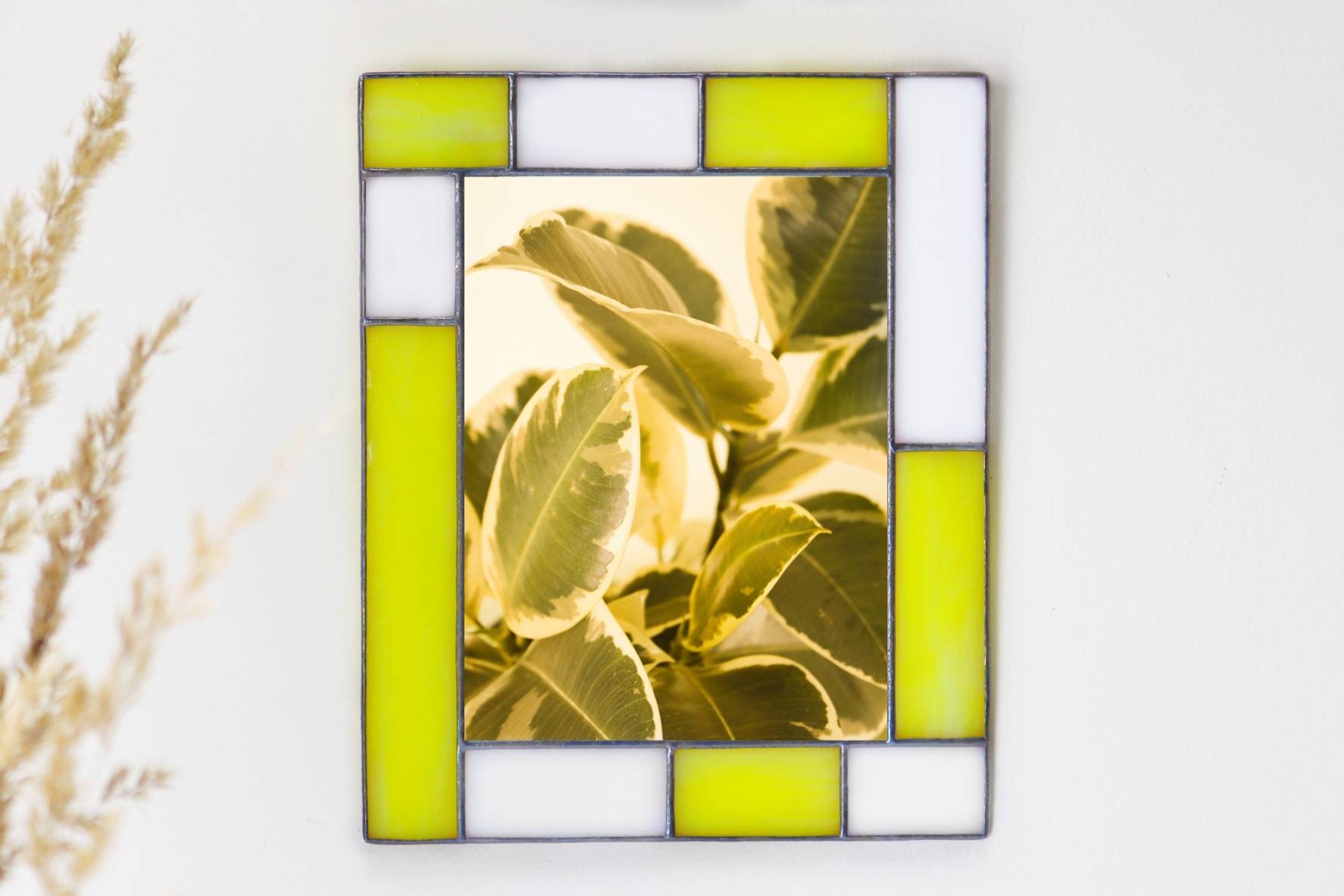 Stained Glass Photo Frame Blue Color Bright Stylish - Etsy