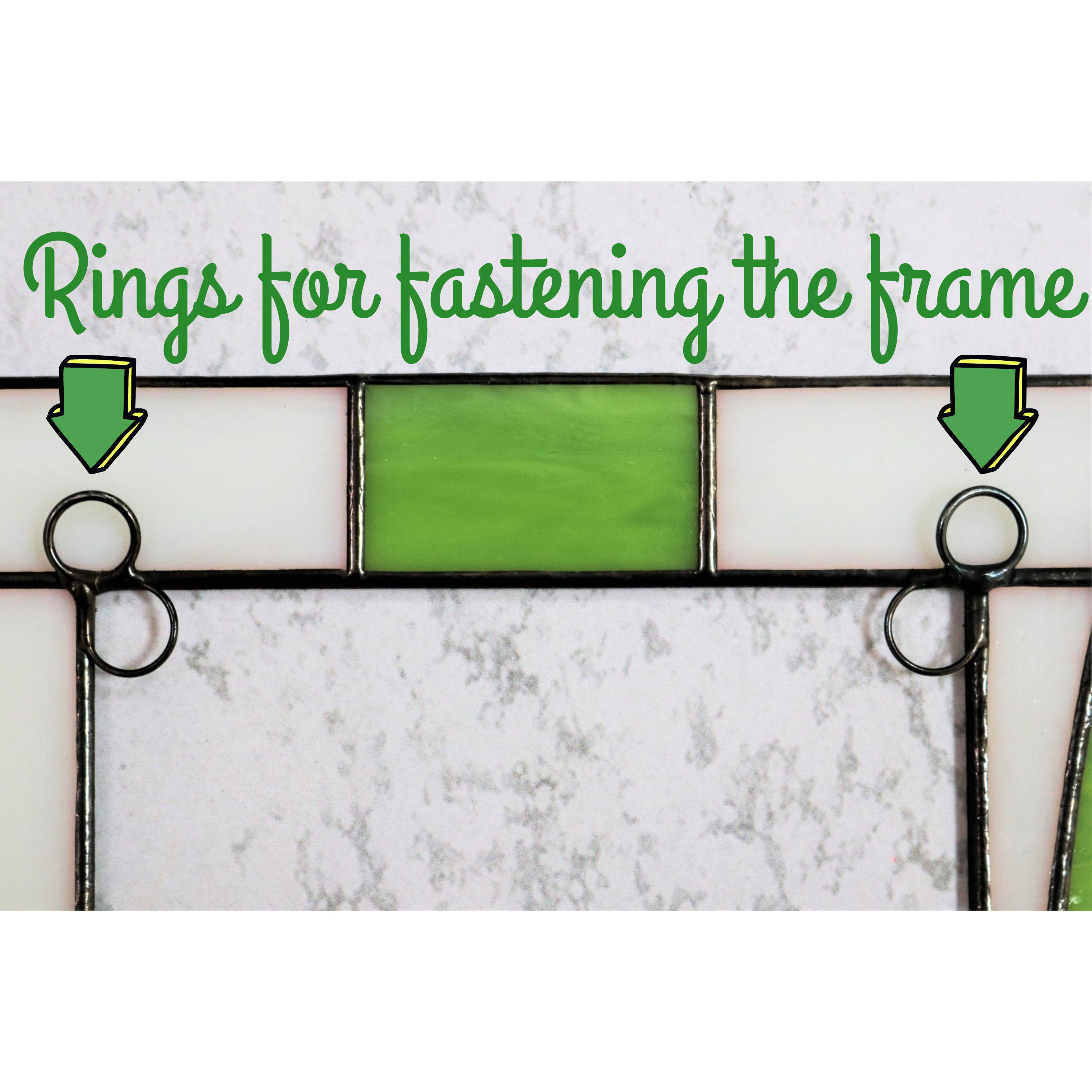 Stained Glass Photo Frame Blue Color Bright Stylish - Etsy