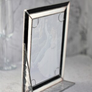 Photo Frame Stained Glass Black and White Minimalism Stylish Home Decor ...