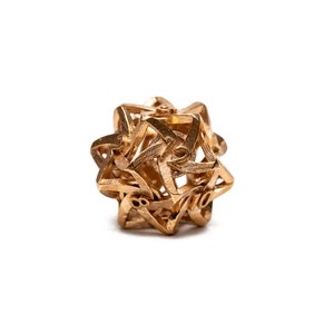 Vortex Polyhedral Dice Set Bronze 6 Pieces - Etsy