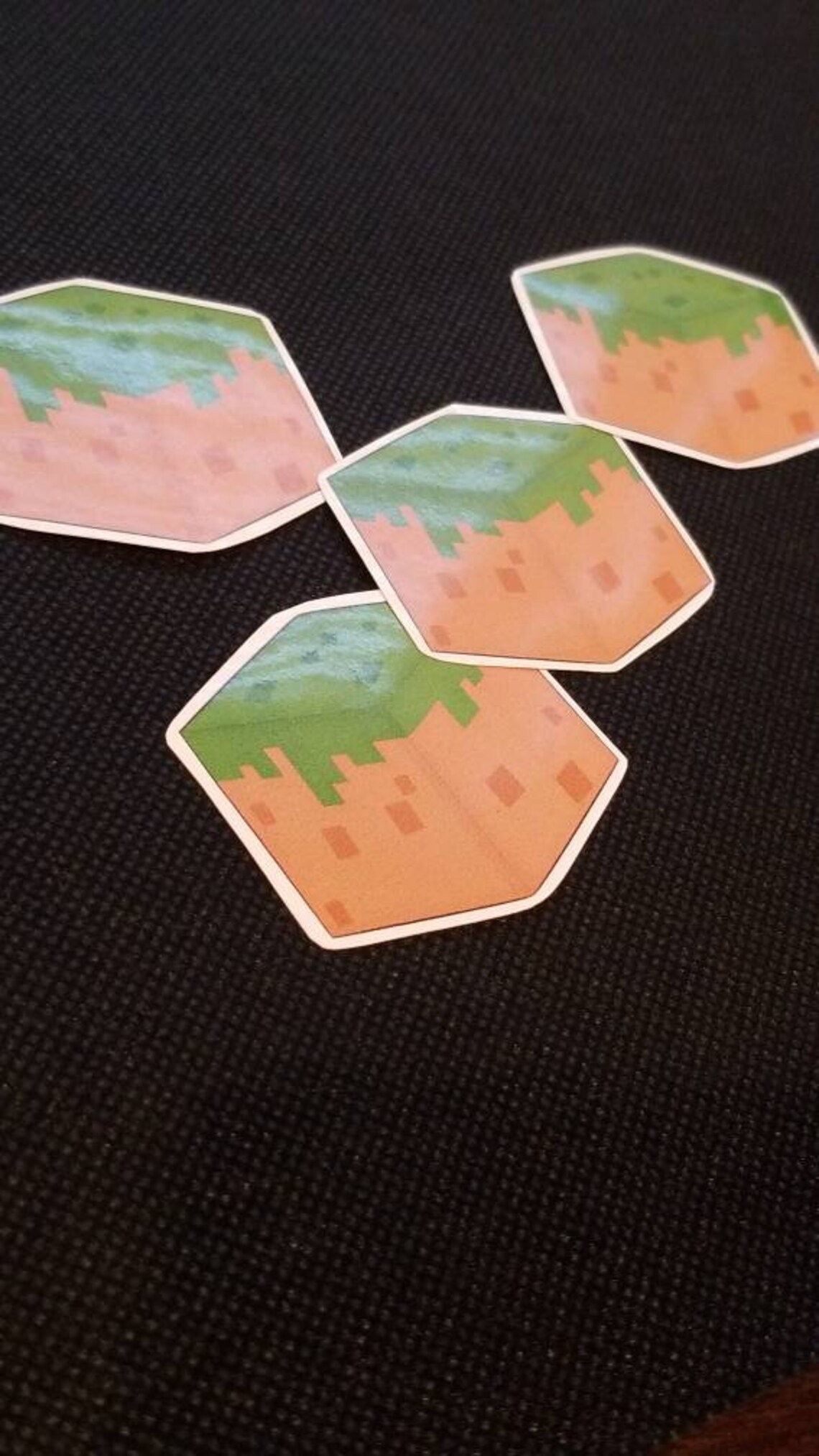 Minecraft Grass Block Stickers, Vinyl Stickers, Waterproof Minecraft ...