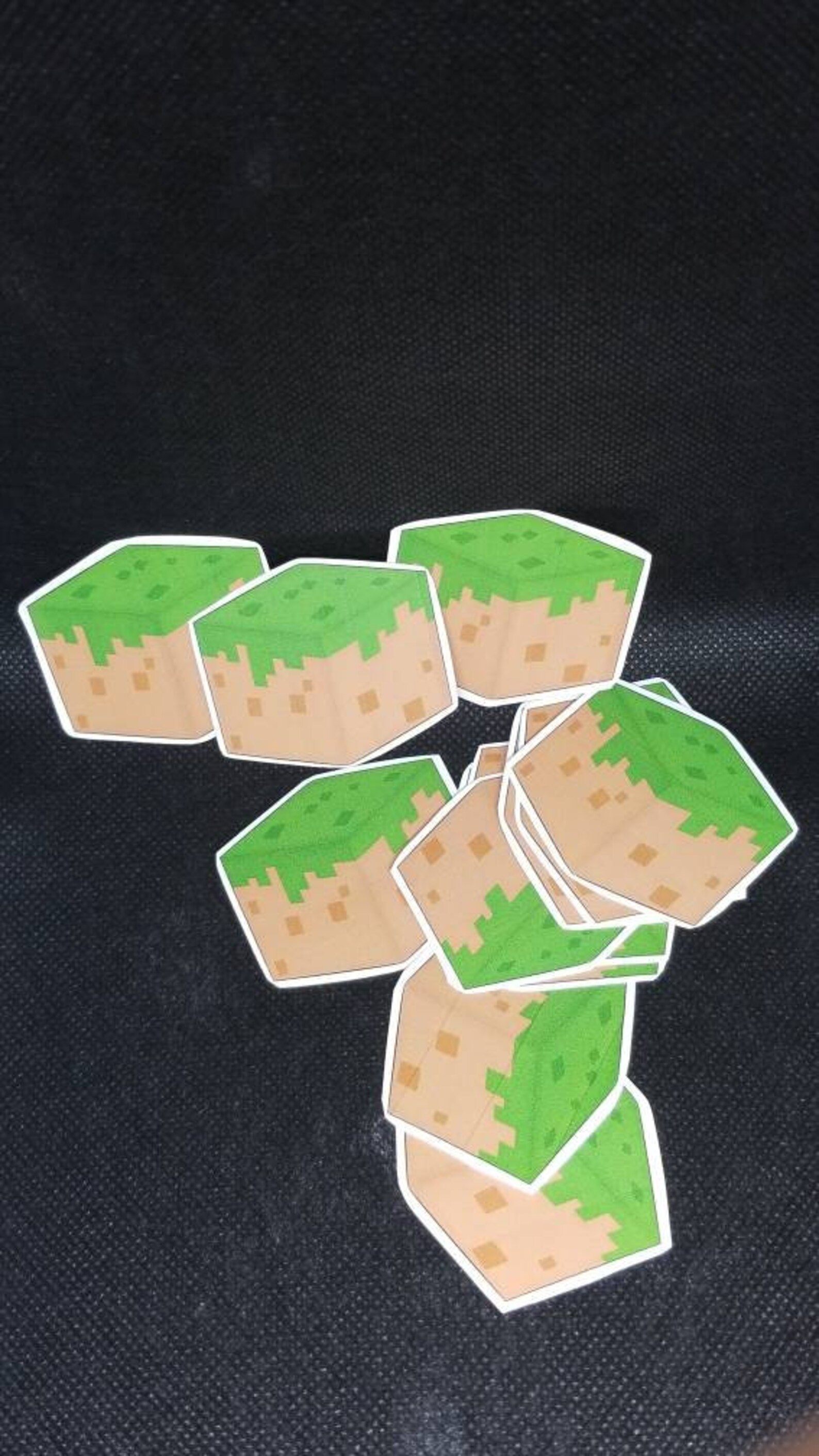 Minecraft Grass Block Stickers, Vinyl Stickers, Waterproof Minecraft ...