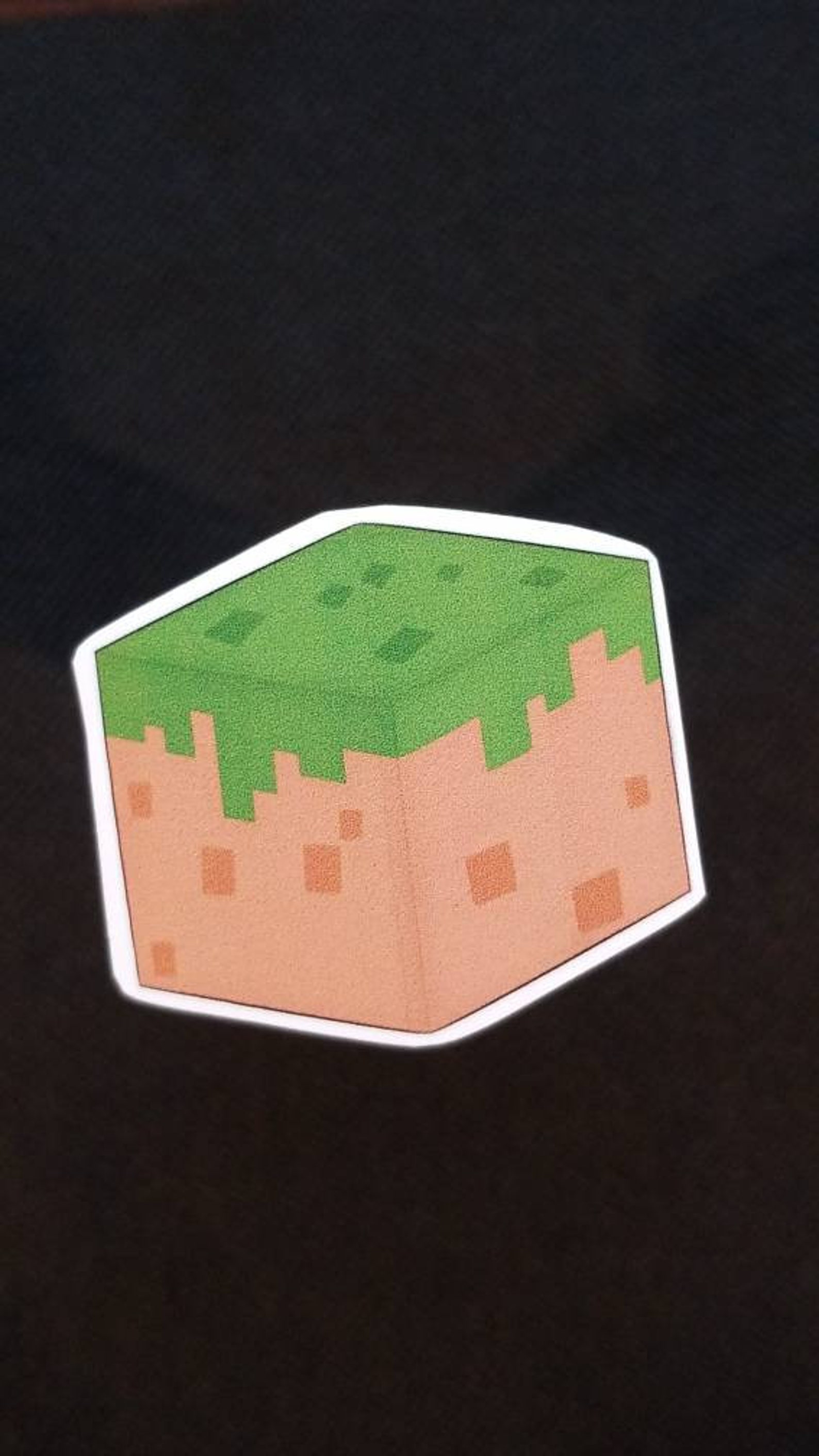 Minecraft Grass Block Stickers, Vinyl Stickers, Waterproof Minecraft ...