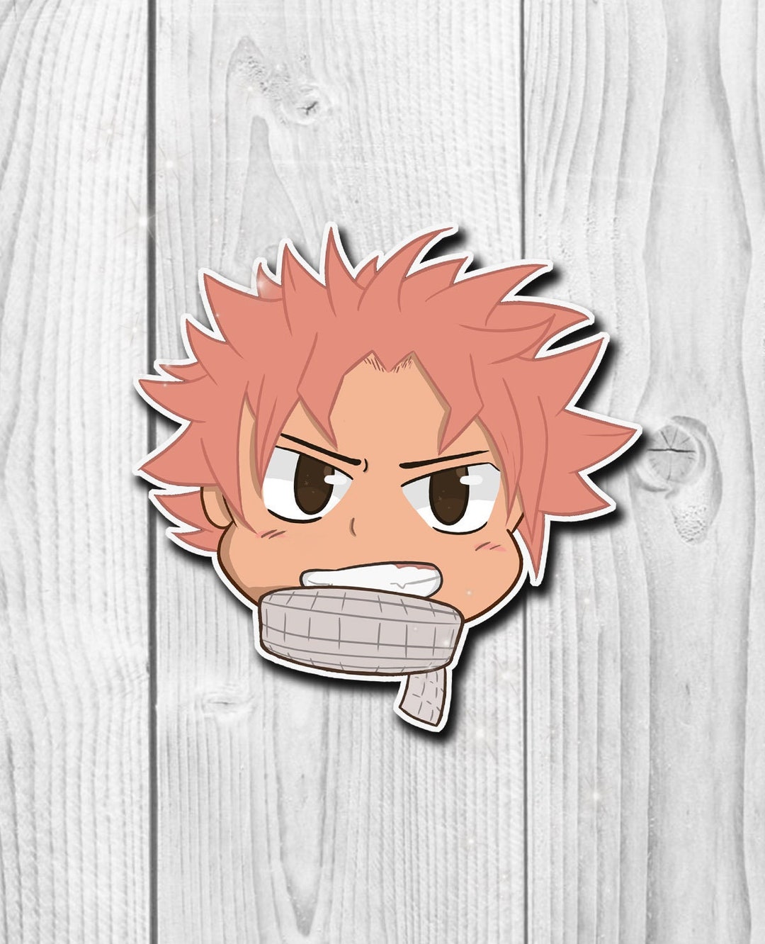 Natsu Dragneel, 3 Inch, Waterproof Sticker, Fairy Tail Sticker, Anime ...