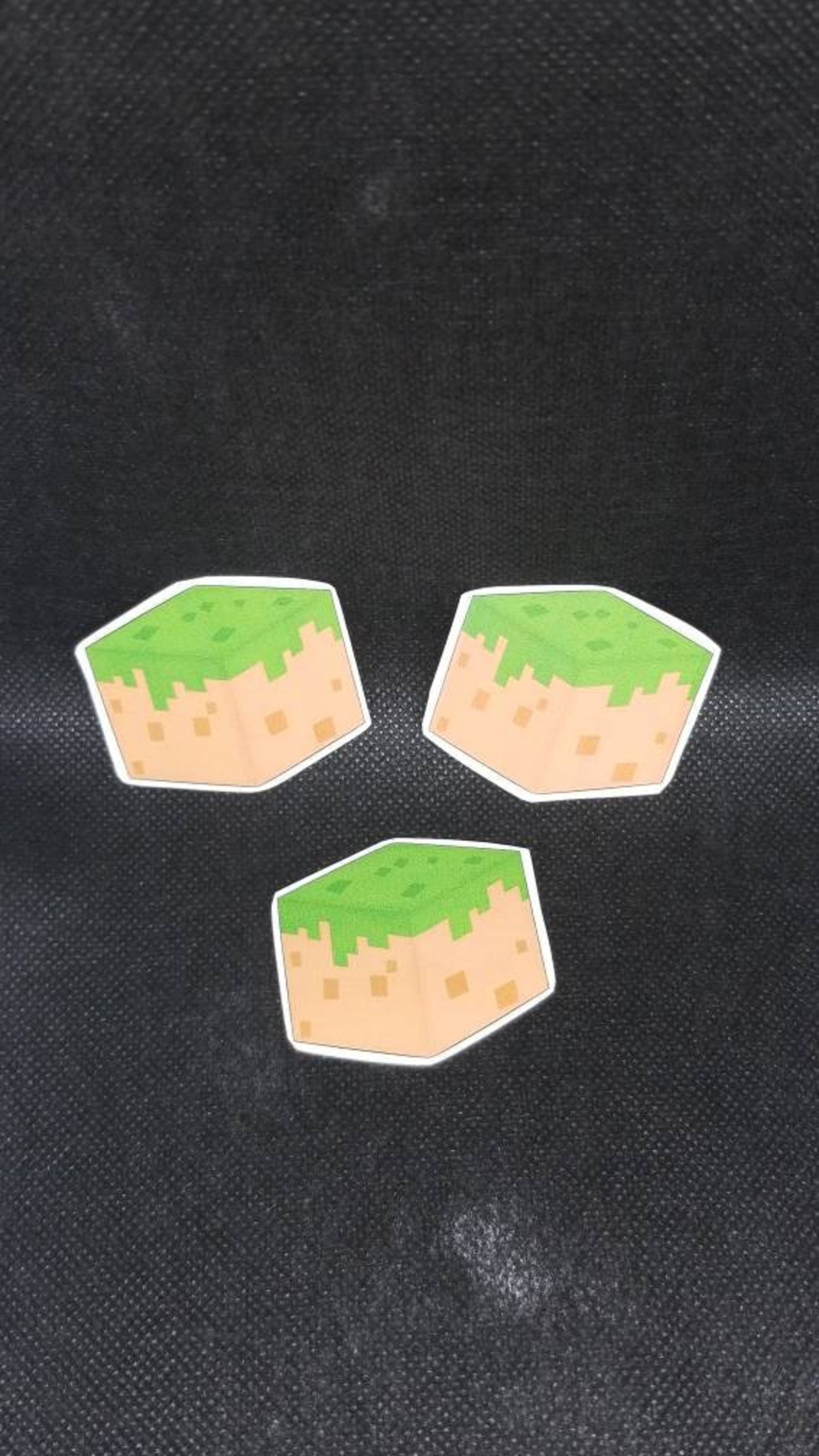 Minecraft Grass Block Stickers, Vinyl Stickers, Waterproof Minecraft ...