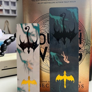 Fourth Wing Bookmarks Dragon Bookmark Violet Sorrengail Tairn Andarna ...