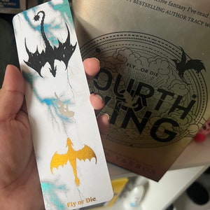 Fourth Wing Bookmarks Dragon Bookmark Violet Sorrengail Tairn Andarna Bookmark Foil Foil ...