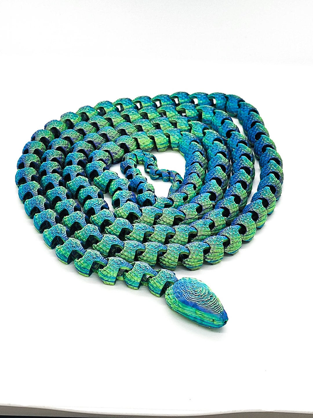 3D Printed Flexi Snake in a Mystical Serpent Egg Extra Long Snake - Etsy