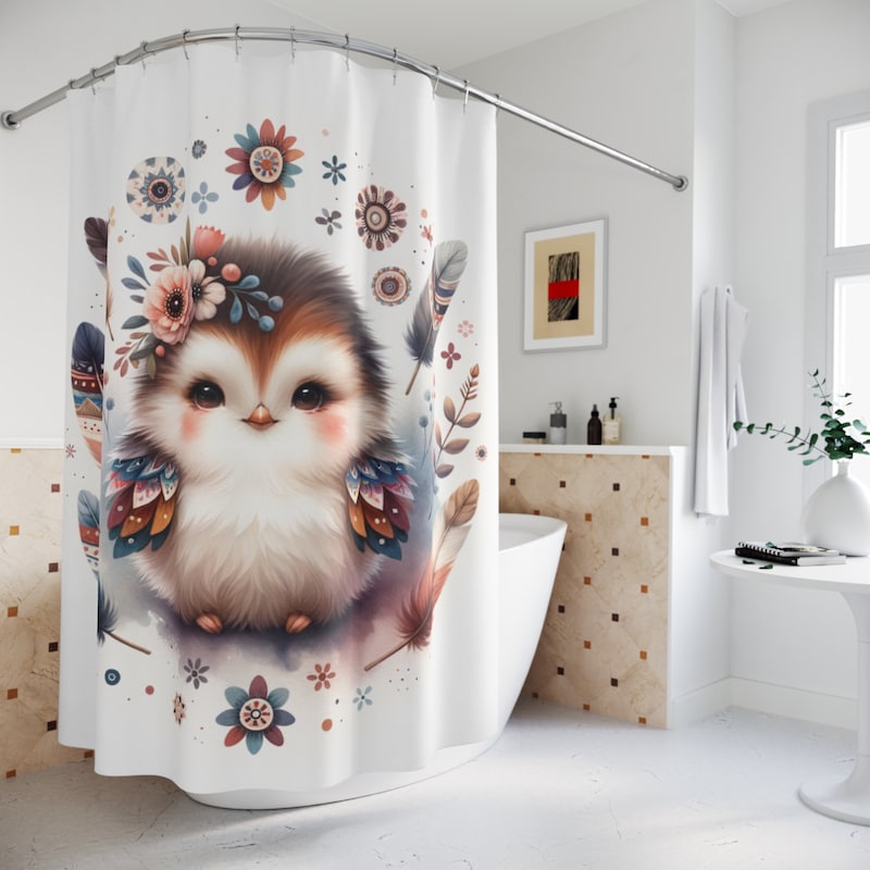 Cute Shower Curtain - Etsy
