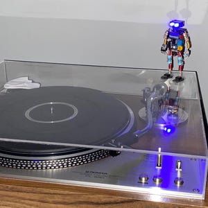 Robot Ornament, Table Lamp Emitting Light From Its Eyes, Unique ...