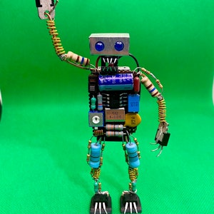 Robot Ornament, Table Lamp Emitting Light From Its Eyes, Personalized ...