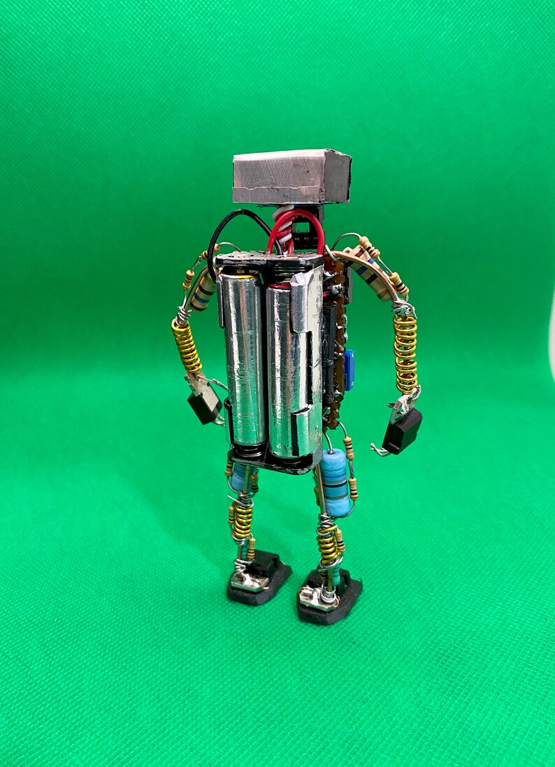 Robot Ornament, Table Lamp Emitting Light From Its Eyes, Personalized ...
