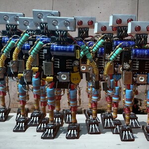 Robot Ornament, Table Lamp Emitting Light From Its Eyes, Personalized ...