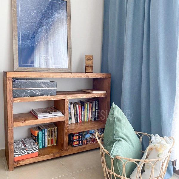 Reclaimed Wood Bookcase - Etsy