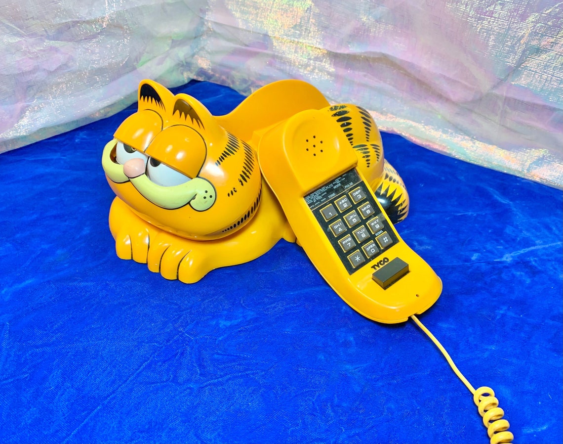 Vintage Garfield Corded Phone Rare. | Etsy