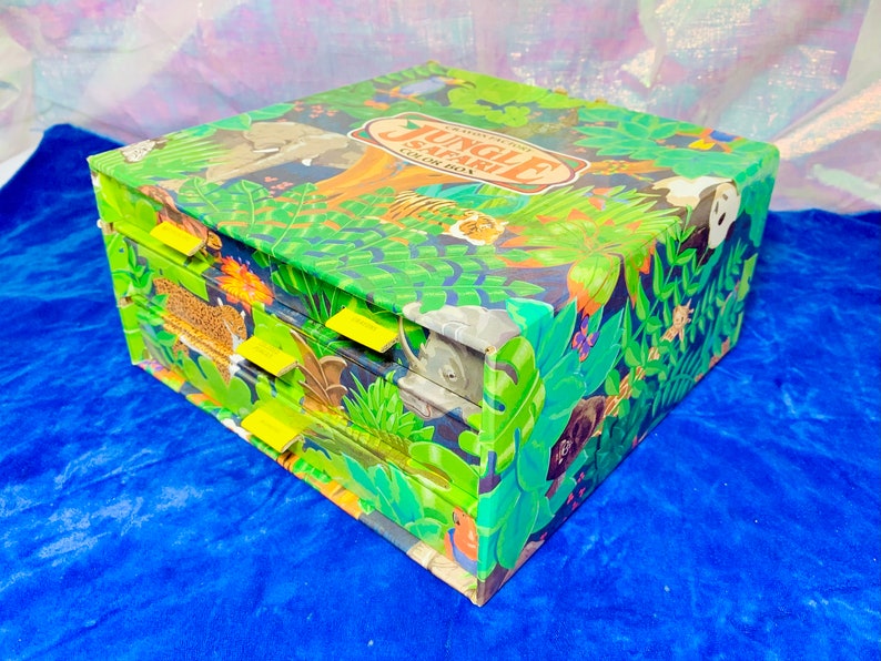Vintage 90s Lisa Frank Like Art Box. - Etsy