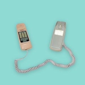 Vintage 90s Corded Telephone . - Etsy